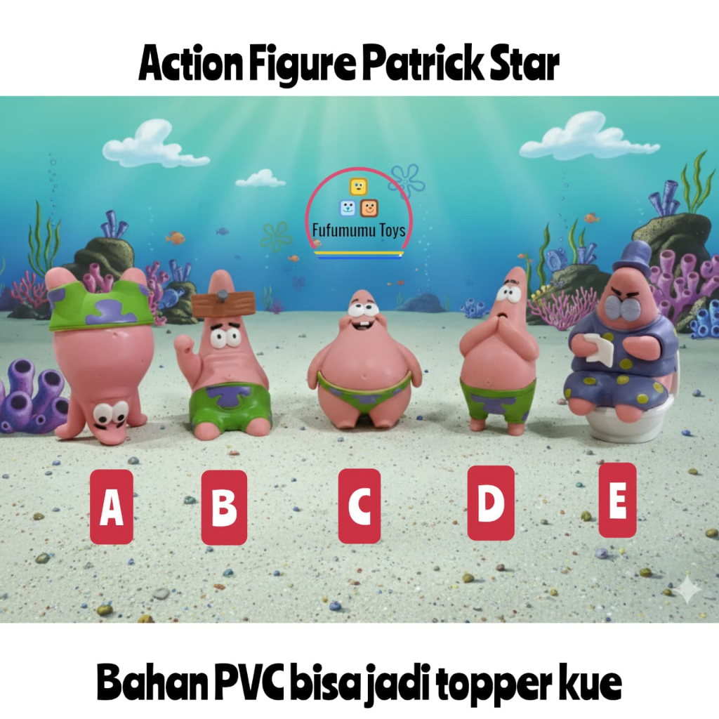 Patrick Star Spongebob Squarepants Action Figure can choose PVC ...