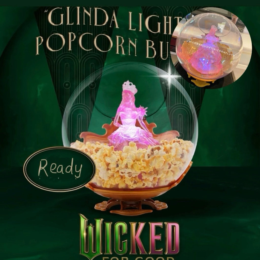 Wicked For Glinda Light-Up Popcorn Bucket XXI Cinema Collectible ...
