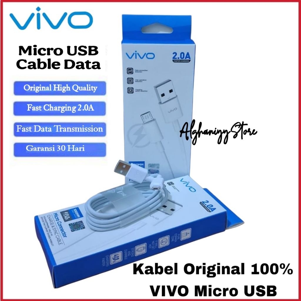 VIVO Data Cable V3 V5 V3 MAX V5s V5 Plus V5 Lite Original 100% VIVO ...