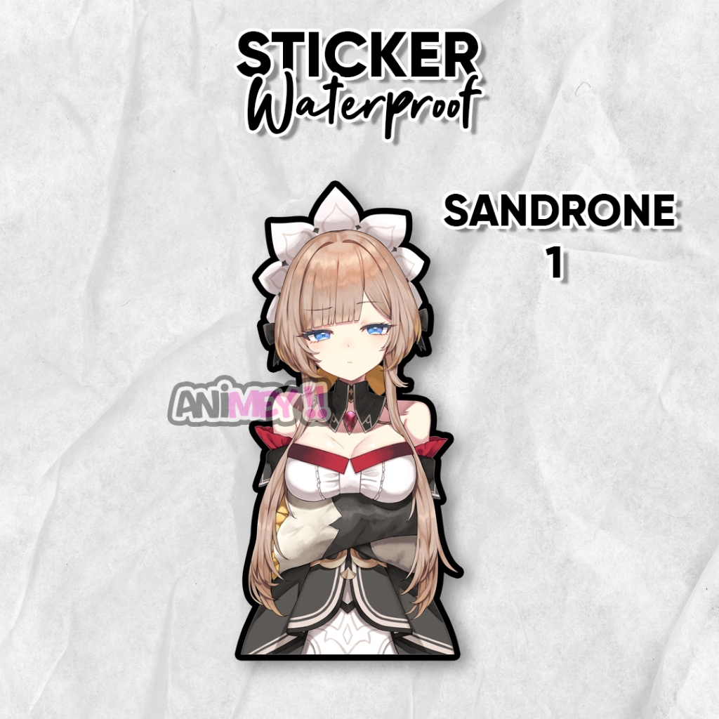 Genshin Impact Sandrone Game Sticker Waterproof Anime Sticker/ | Shopee ...