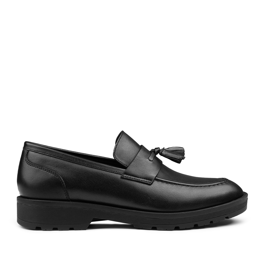 Prabu - Prayogi Black Men's Slip-On Leather Shoes | Shopee Malaysia