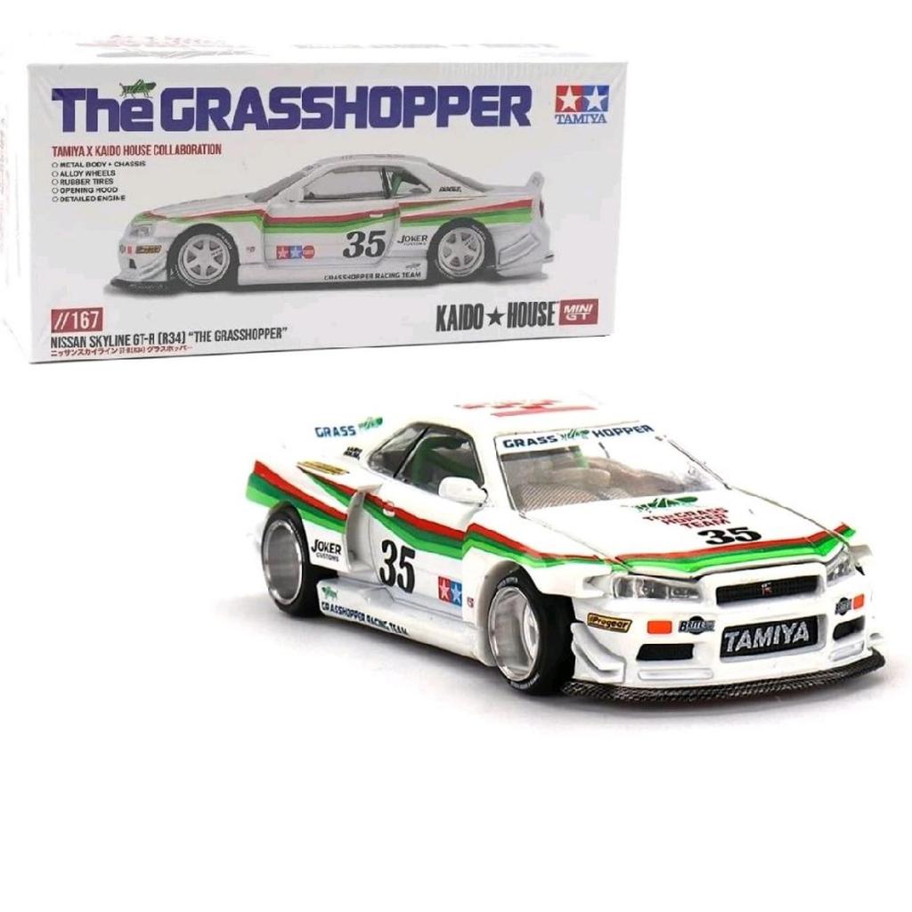 Kaido House x Mini GT Nissan Skyline R34 The GRASSHOPPER V1 - KHMG167 ...