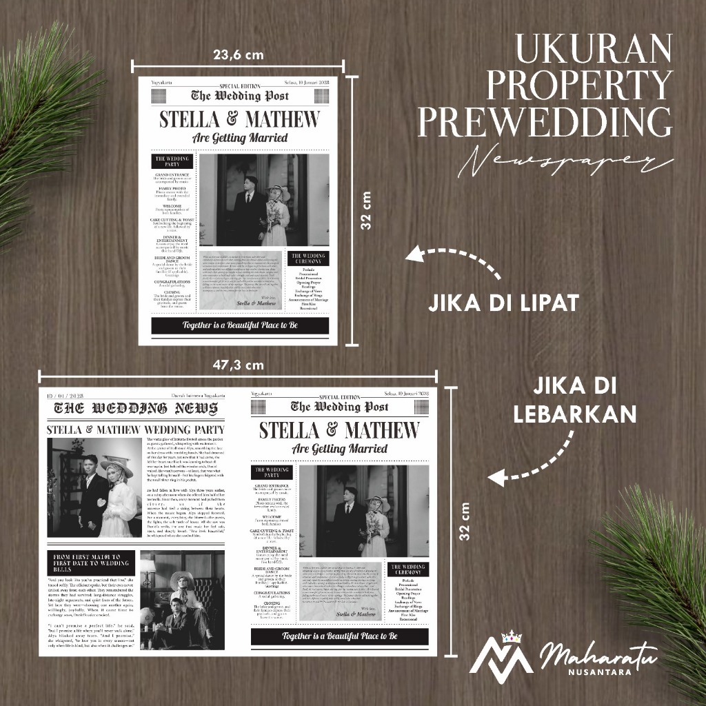 Print Custom Newspapers of Wedding Magazines - Pre-Wedding Photo Poster ...