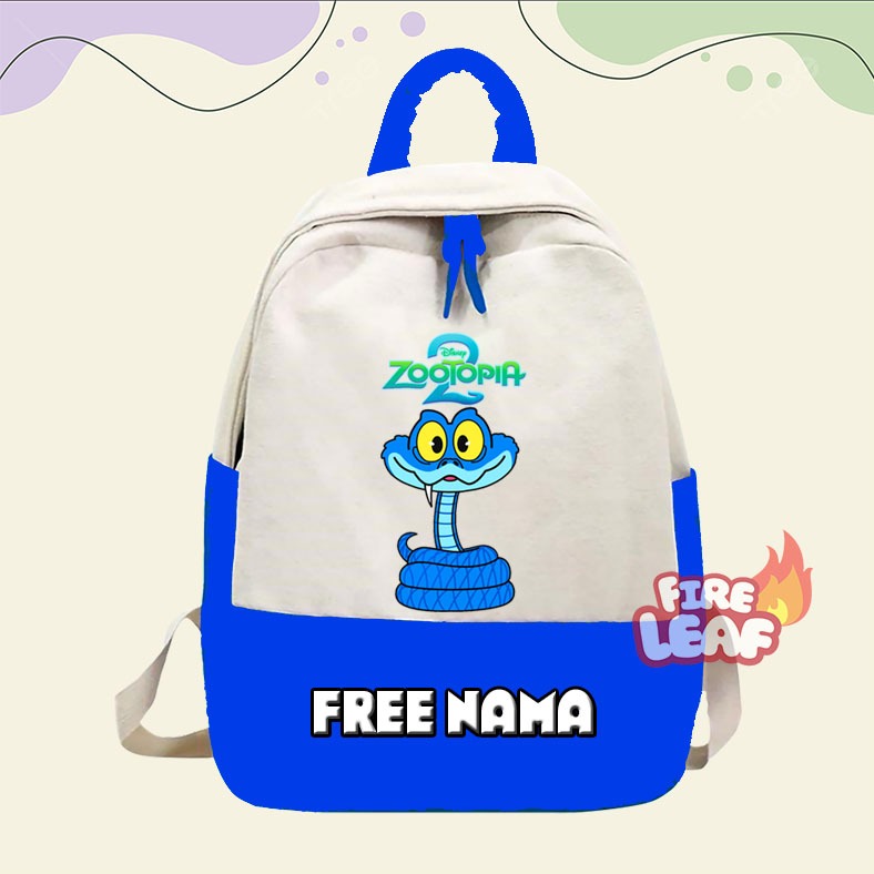 ZOOTOPIA 2 GARY DE"SNAKE SCHOOL BACKPACK FREE NAME PRINTING | Shopee ...