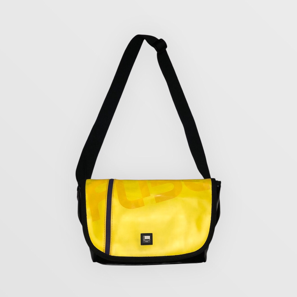 Fubu The Collection PVC Cross Shoulder Bag Unisex Yellow Black | Shopee ...