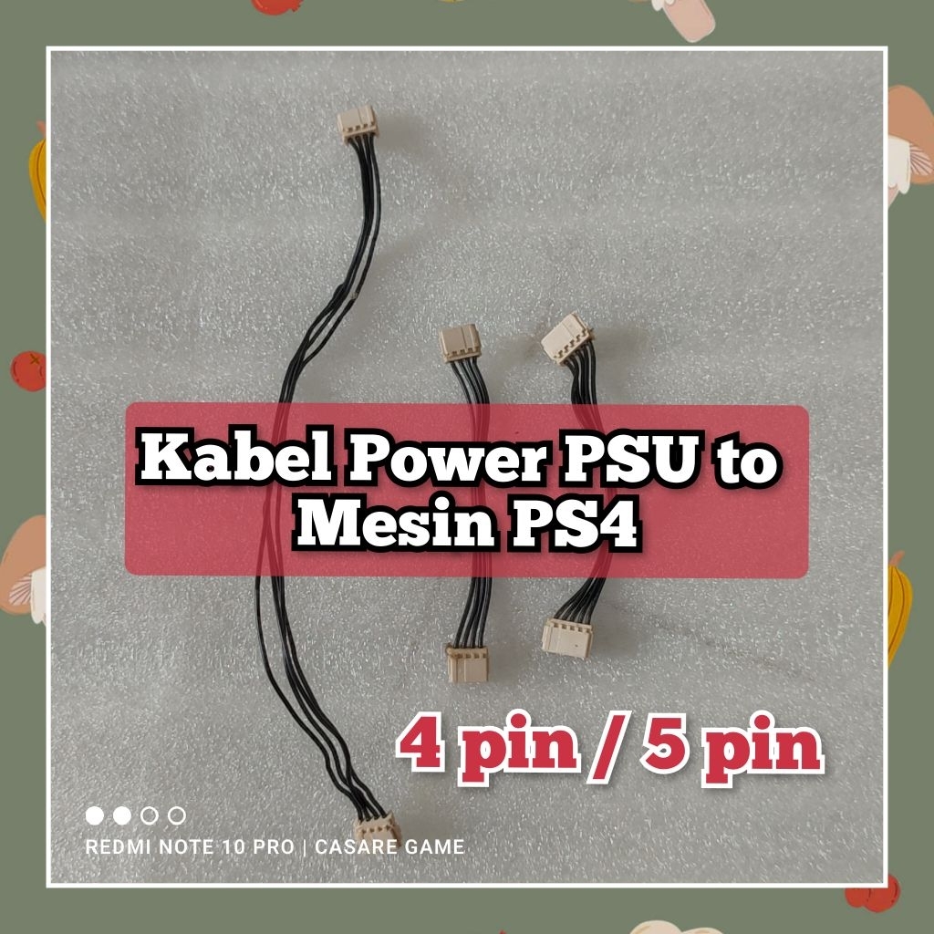 MESIN PS4 Power Cable PSU to PS4 Machine (4 pin 5 pin/) | Shopee Malaysia