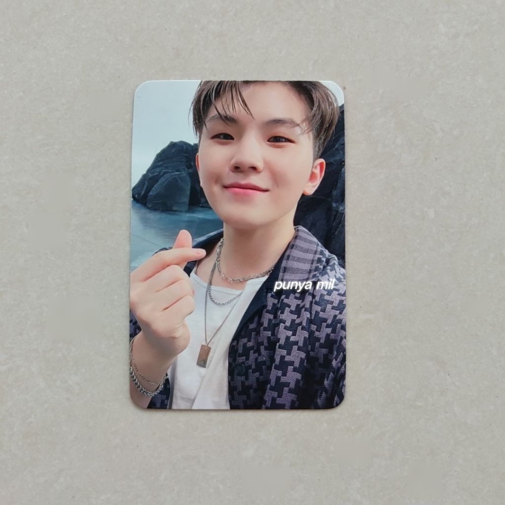 Photocard woozi lucky draw shopee face the sun seventeen official ...