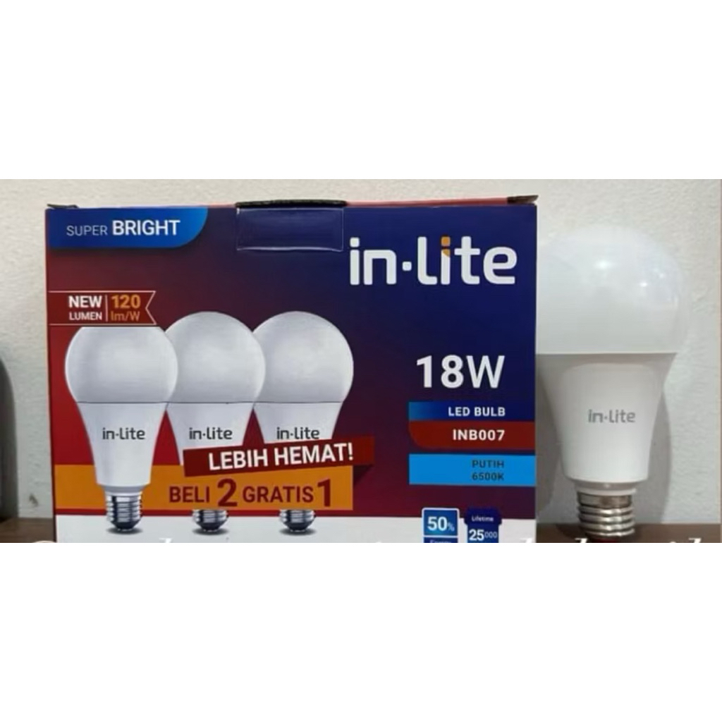 INLITE 18 WATT WARRANTY LAMP BUY 2 GET 1 (BUY 2 GET 3) | Shopee Malaysia