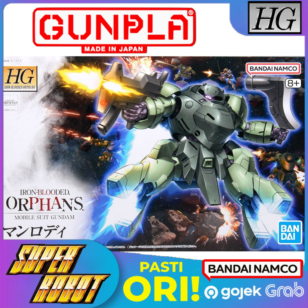 BANDAI Man Rodihg - HGIBO (Iron Blooded Orphans) | Shopee Malaysia