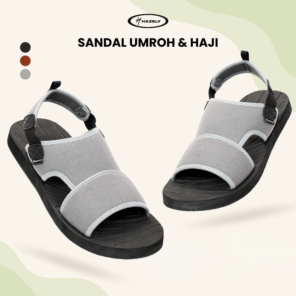 HAJRA Hazely Men's and Women's Hajj and Umrah Sandals. Lightweight ...