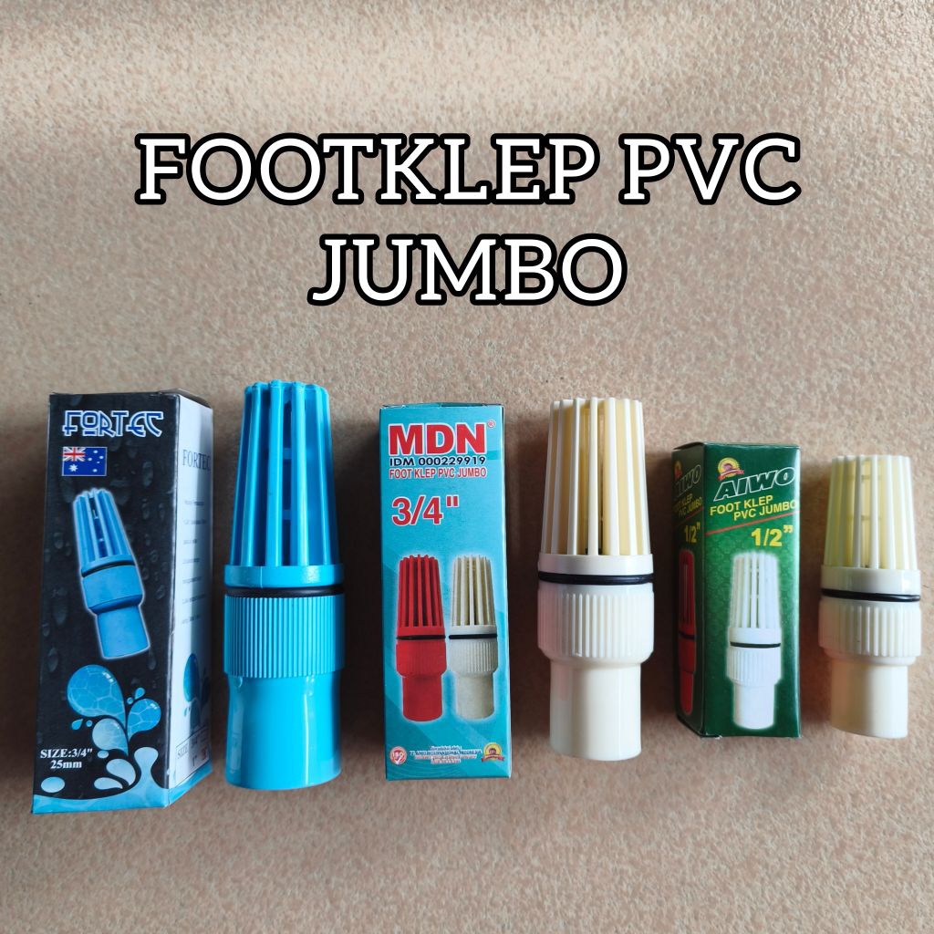 JUMBO PVC FOOT VALVE TUSEN FOOT VALVE JUMBO VALVE 1/2 3/4 1 INCH ONE ...