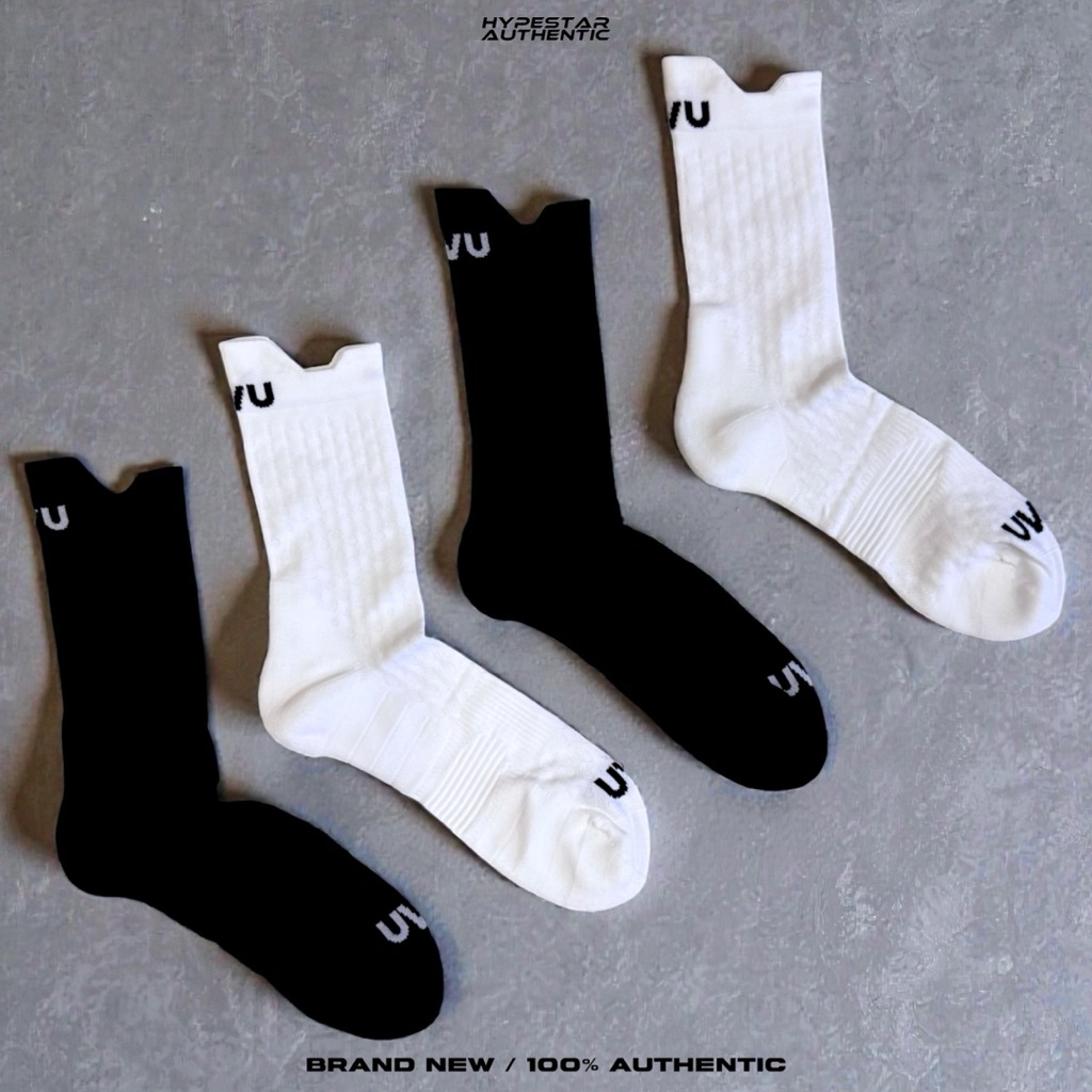 UVU Elite Running Sock Black and White (100% Authentic) | Shopee Malaysia