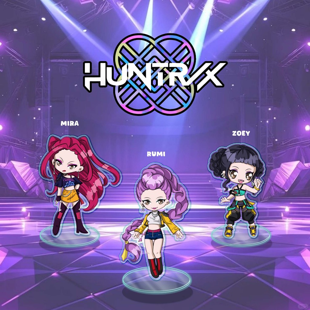 [STANDEE] HUNTRIX DEMON HUNTER Collection action figure mira rumi zoey ...
