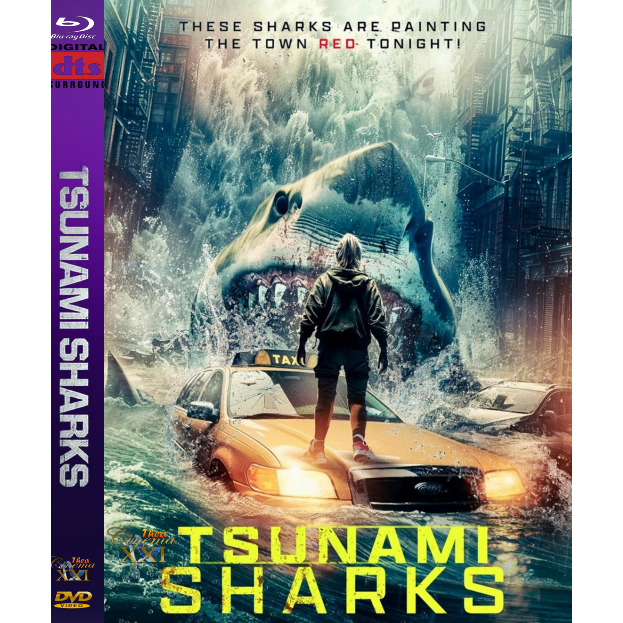 West Office DVD Movie Box Cassette: Tsunami Sharks (2025) | Shopee Malaysia