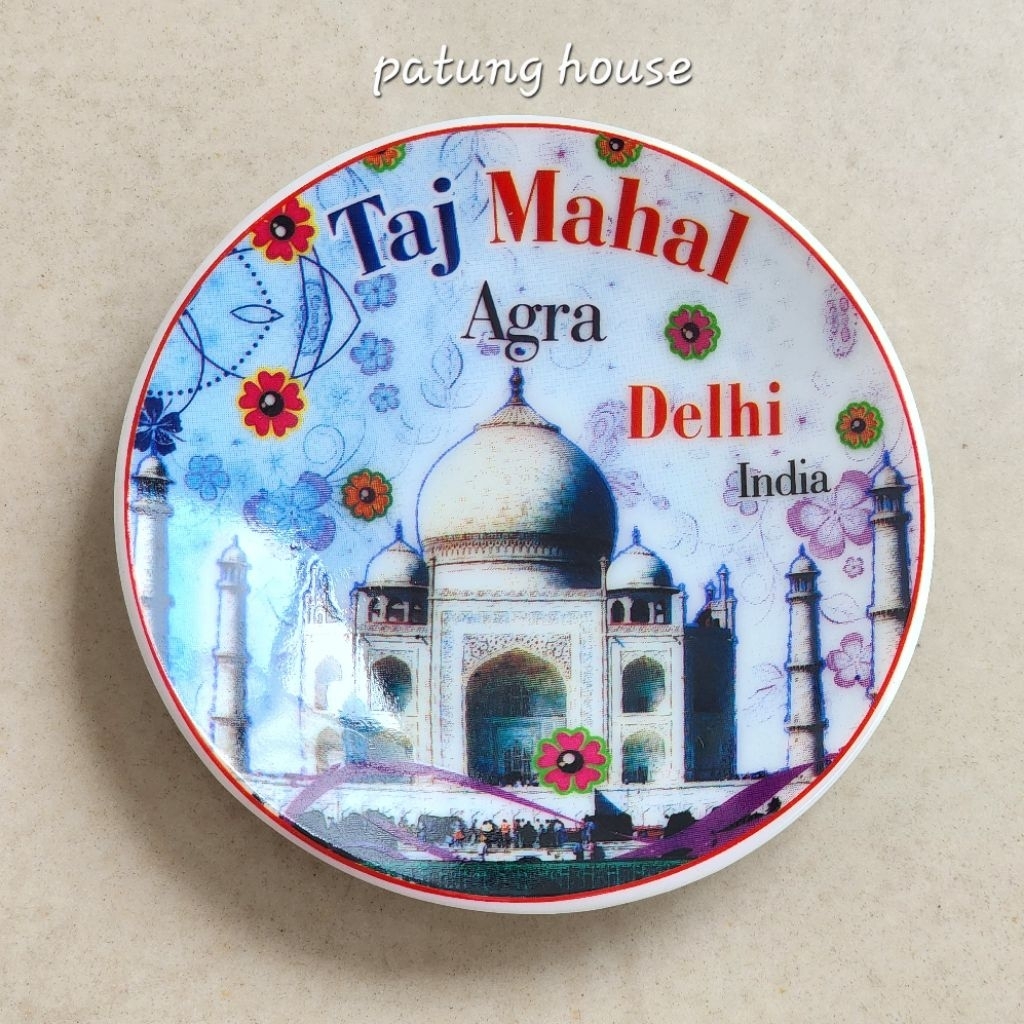 Indian Refrigerator Magnet Taj Mahal Ceramic Souvenir | Shopee Malaysia