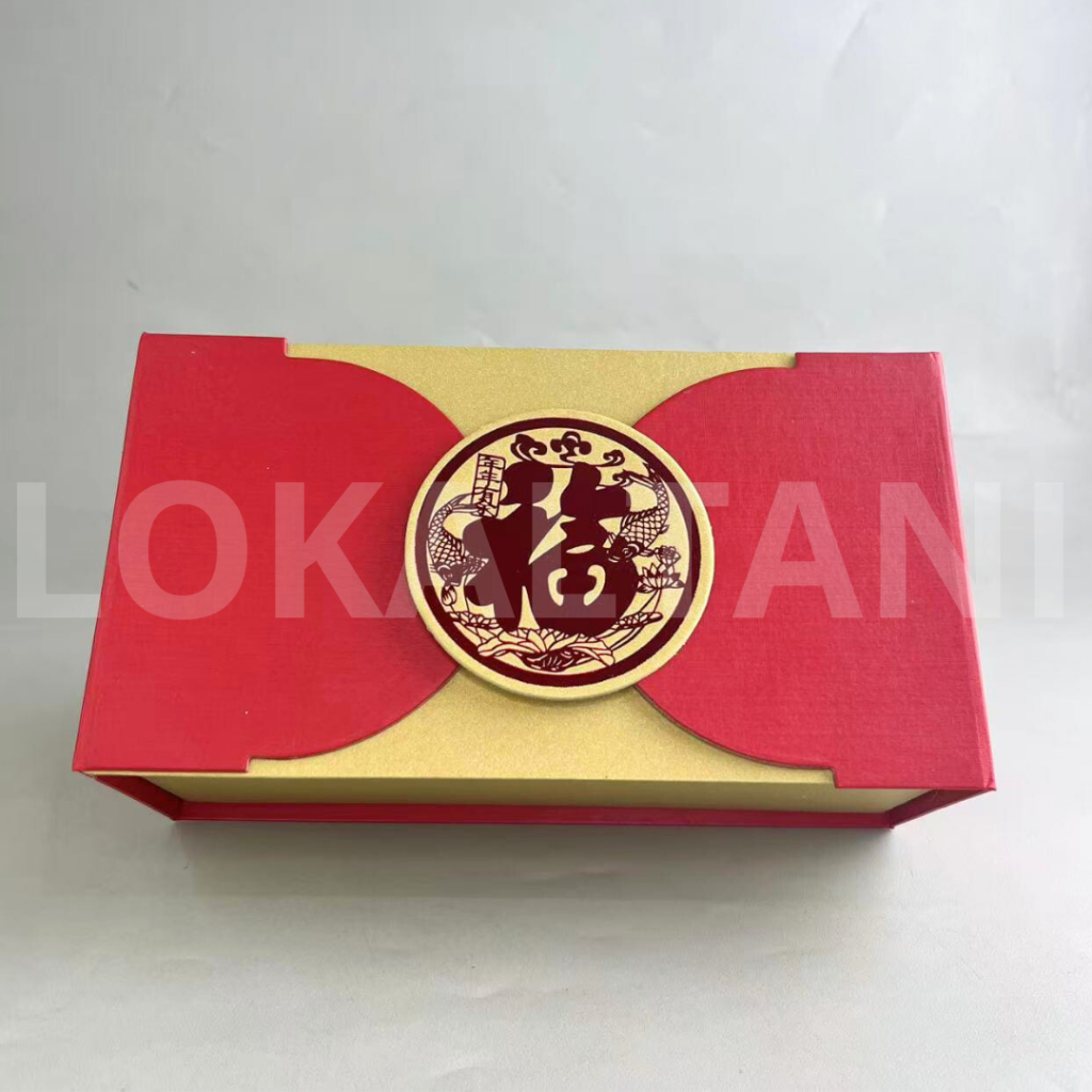Chinese New Year Box with Half Tray Premium Chinese New Year Box ...