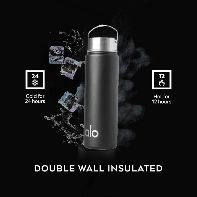 Alo Yoga water bottles 24oz 720 Insulated Sports water BottleML with ...