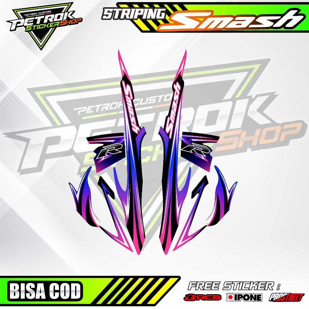 SUZUKI VARIATION STRIPING SMASH 110 RSUZUKI - ORIGINAL STYLE MOTORCYCLE ...