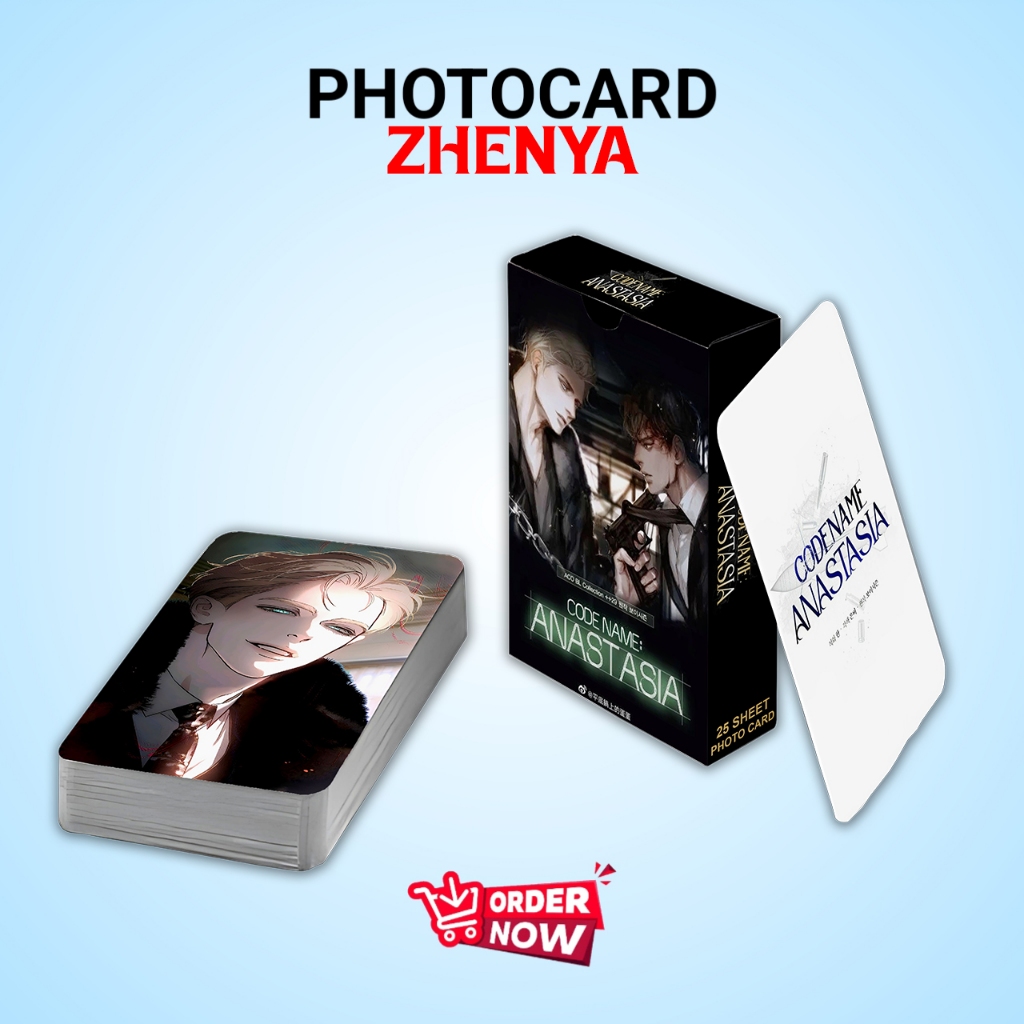 PHOTOCARD SET ZHENYA MANHWA CODENAME ANASTASIA PREMIUM FREE BOX ...