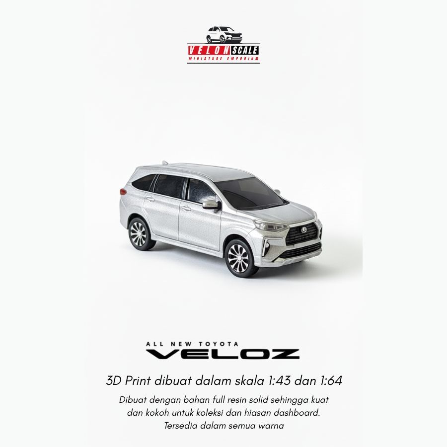 VELONSCALE | Diecast Miniature 3D Print Toyota Veloz 2021 Scale 1:43 ...