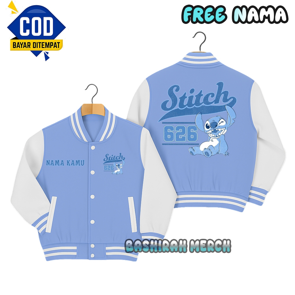 Stitch 626 varsity children's jacket with free name - Children's ...
