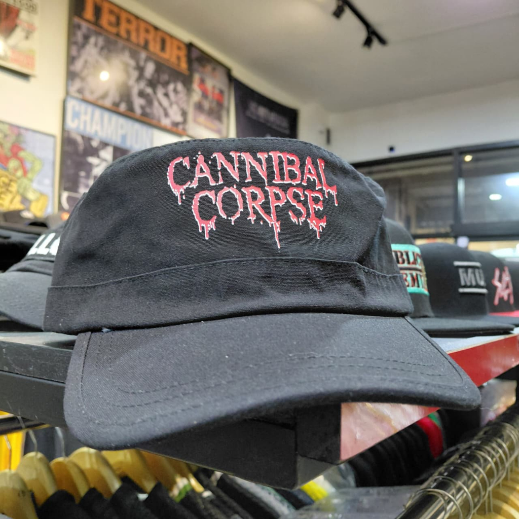 Hat / Army Cap Official CANNIBAL CORPSE - Original LOGO | Shopee Malaysia