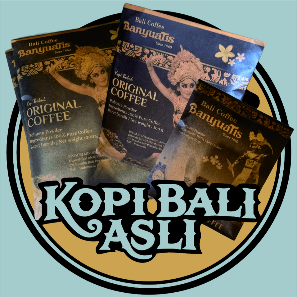 Original Balinese Coffee Cap Banyuatis Legong Premium 50 Grams, 100 ...