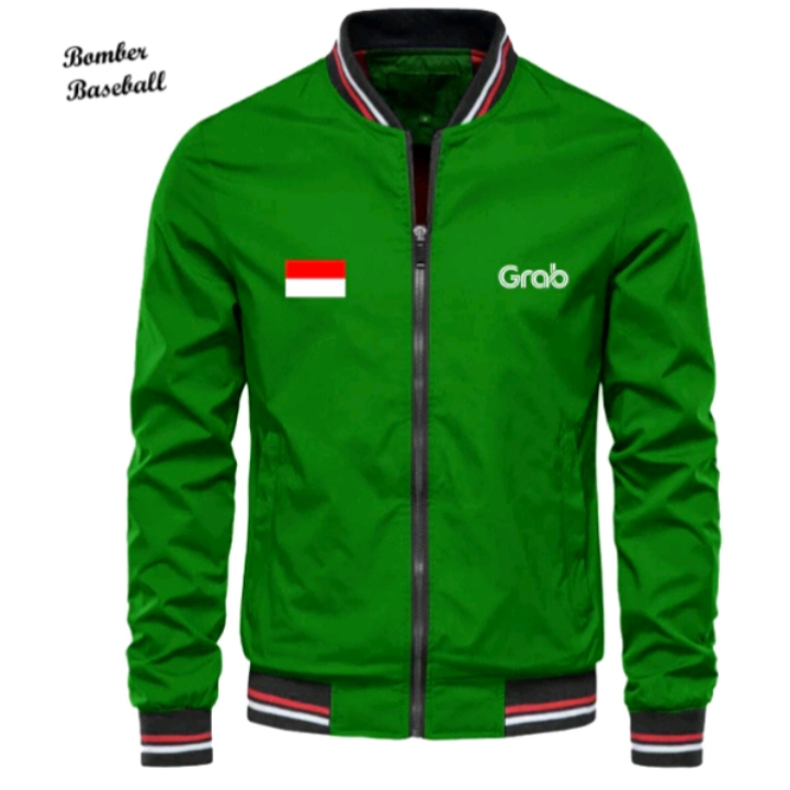 Discount!!! Latest Men's Baseball Bomber Jacket 2026 Grab Driver Flag ...