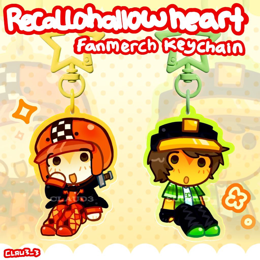 Roblox ARG fanmerch keychain ( itzskeet_playz & recallahollowheart ...