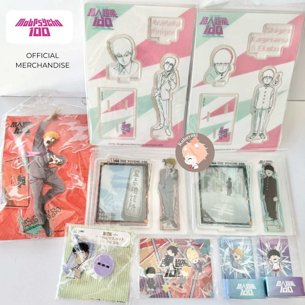 OFFICIAL Mob Psycho 100 Acrylic Standee layer reigen anataka mp100 ...
