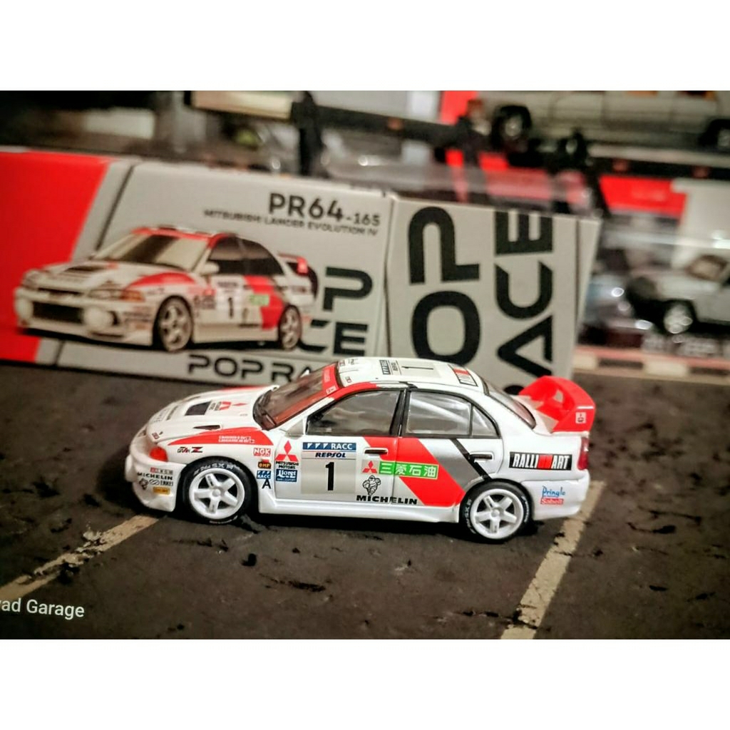 Diecast Poprace Pop Race Mitsubishi Lancer Evolution Evo IV 4 Rally De ...