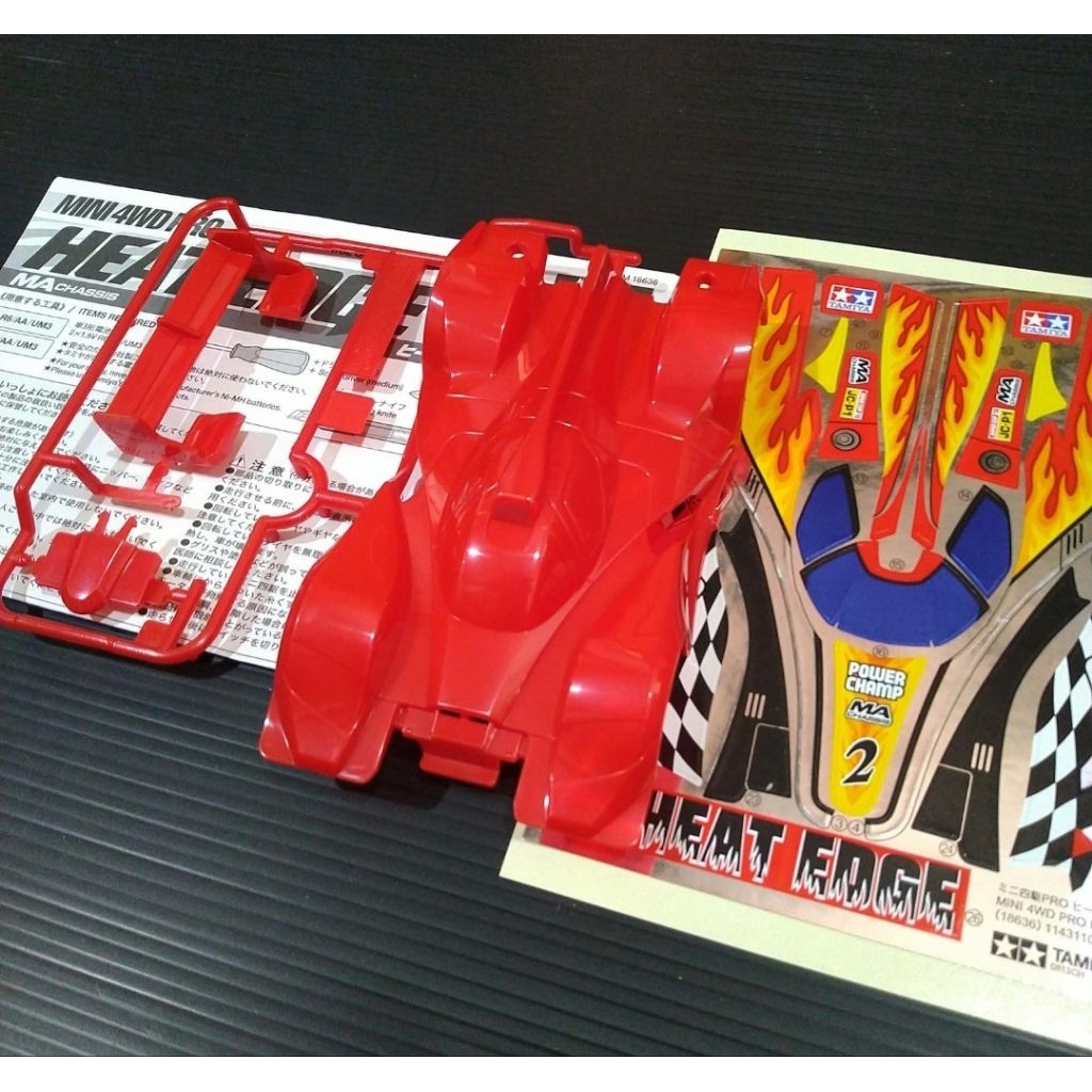 TAMIYA BODY SET HEAT EDGE ORIGINAL LOSEKIT | Shopee Malaysia