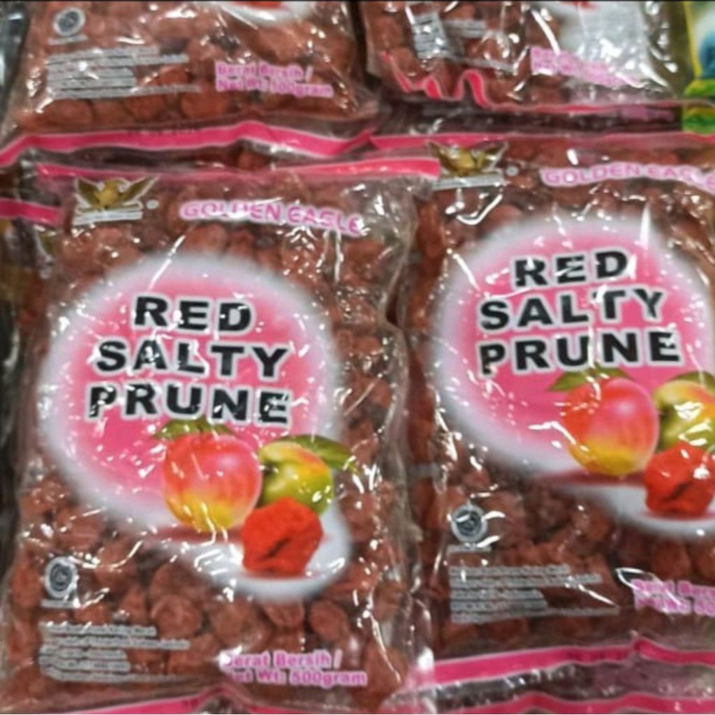 MERAH Golden Eagle Red Salted Prunes Candied Prune Kiamboi Fruit Dried ...