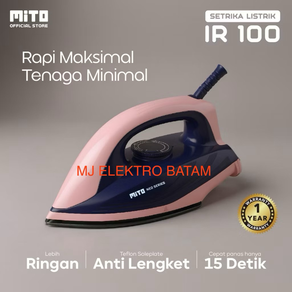 BATAM CITY - MITO Mitochiba IRON100 IR100 DRY IRON | Dry Iron ...