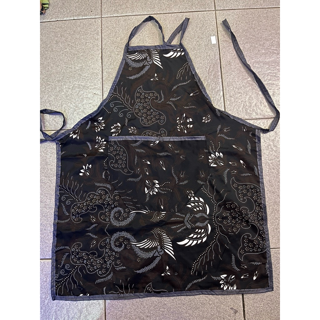 Jumbo batik cooking apron,/ batik apron, jumbo/ apron, kitchen cooking ...