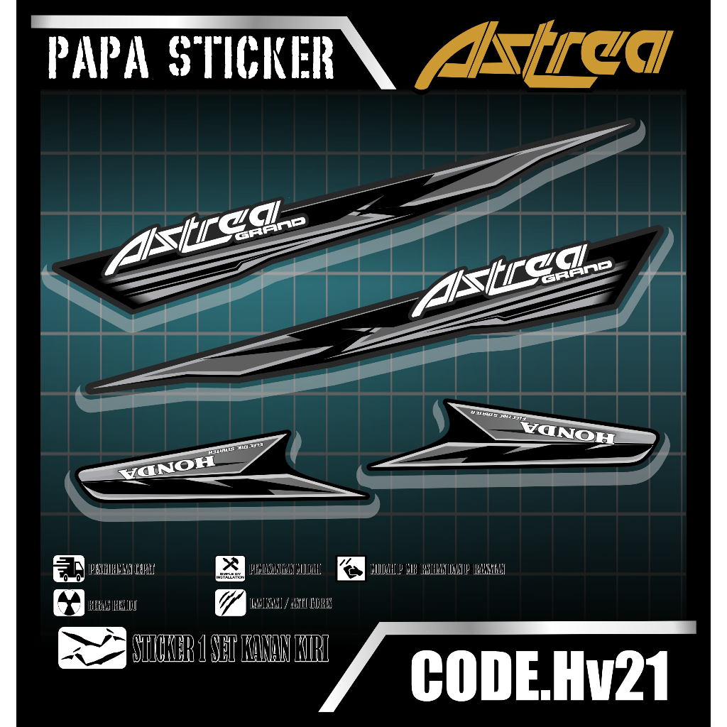 ASTREA LEGEND STRIPING IMPRESA/ LEGENDA2/ VARIATION/ LIST STICKER ...