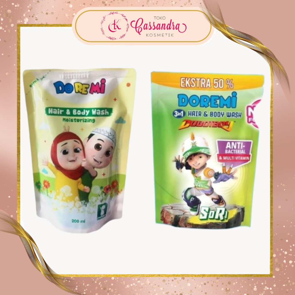 DOREMI HAIR & BODY WASH REFIL 200 ML|BOBOIBOY BOBOIBOY | Shopee Malaysia