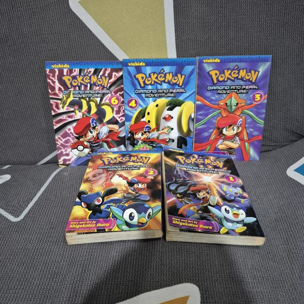 Pokemon And Pearl Adventure COMIC 1 2 3 4 6 Units ORIGINAL VIZ ...