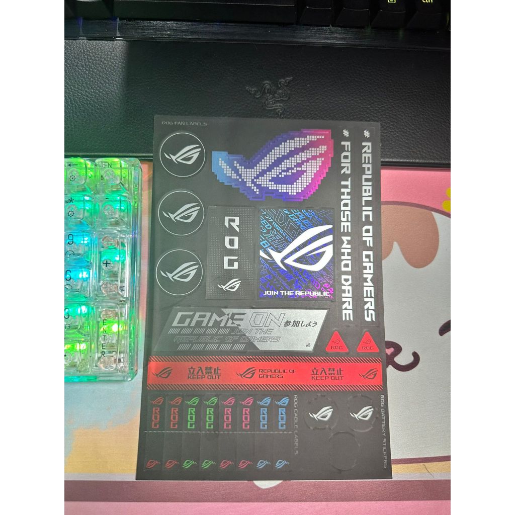 Asus rog B series mainboard sticker original sticker | Shopee Malaysia