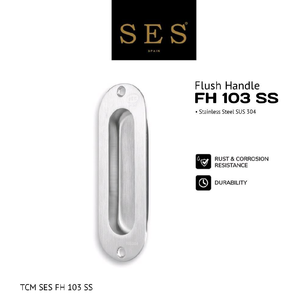 Sliding Door Recessed Handle Flush Pull/ SES fh 103 SS Sus 304 | Shopee ...