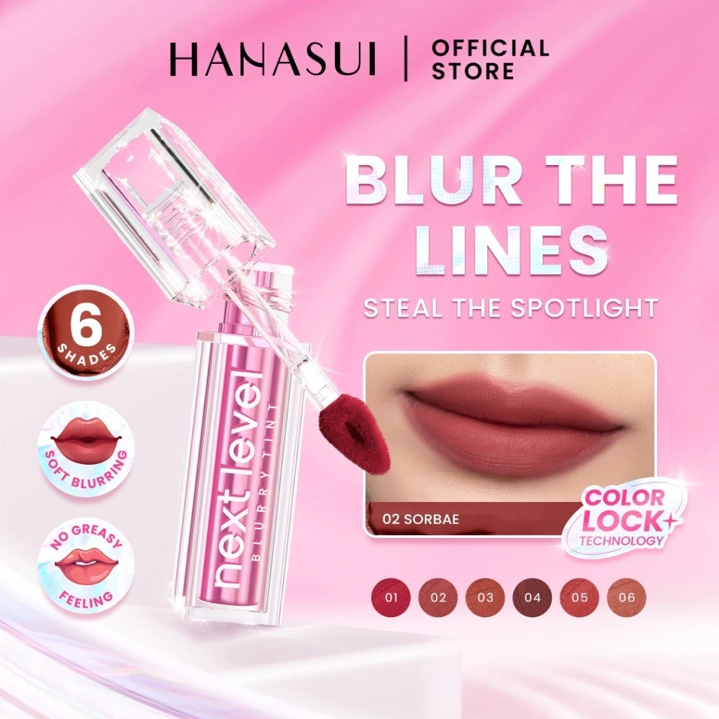HANASUI Next Level Blurry Tint - Lightweight Watery To Blur Lip Tint ...