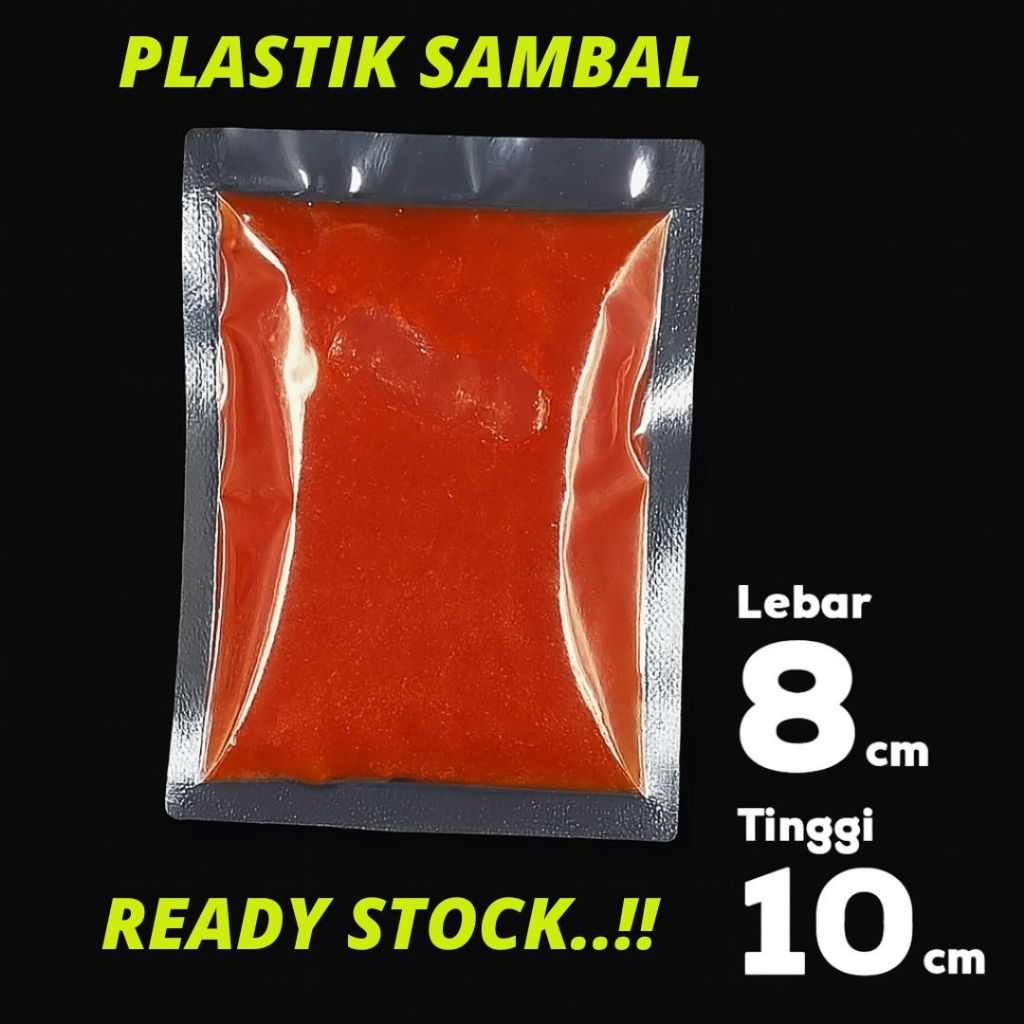 SACHET PACKAGING VACUUM BAG SEAL SEASONING SAUCE SAMBAL SAUCE PLASTIC ...
