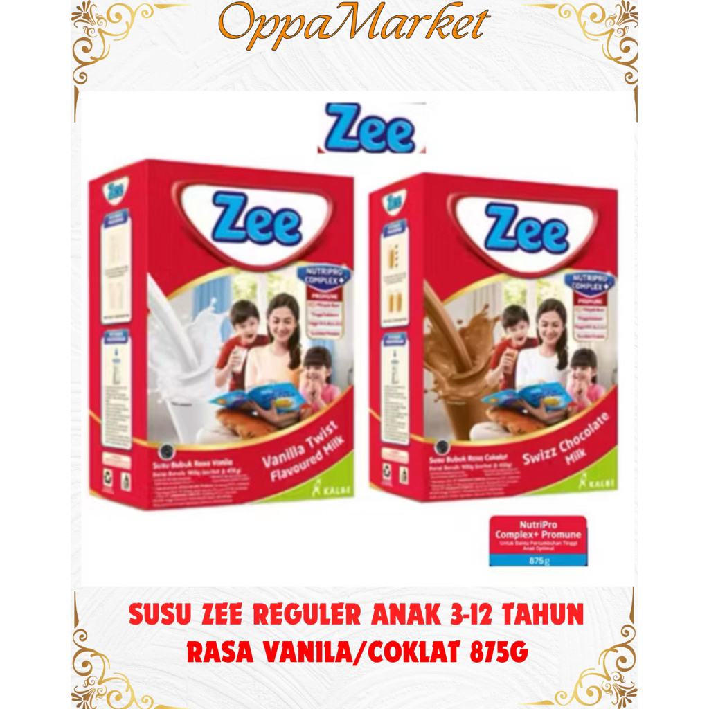 Zee Regular Growth Milk for Children 3-12 Years 875G | Shopee Malaysia