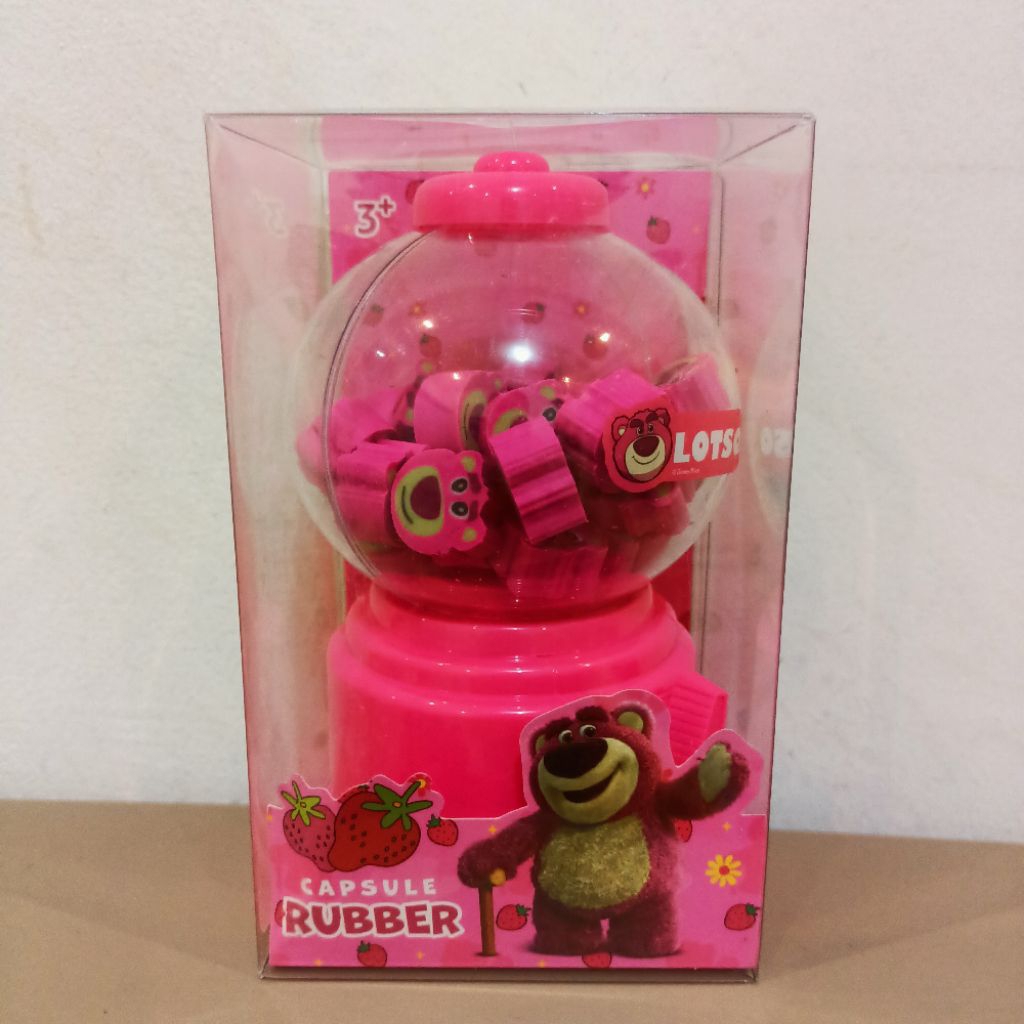 Mr DIY toy candy machine Lotso capsule rubber gachapon rubber | Shopee ...