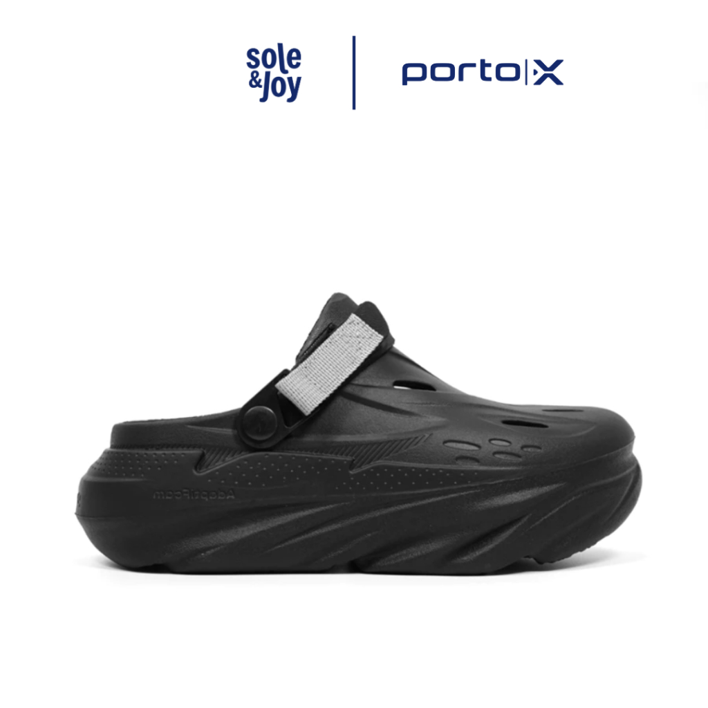 Porto X Gio Clogs Black - Soleandjoy Unisex Rubber Slippers Clog Sandal ...