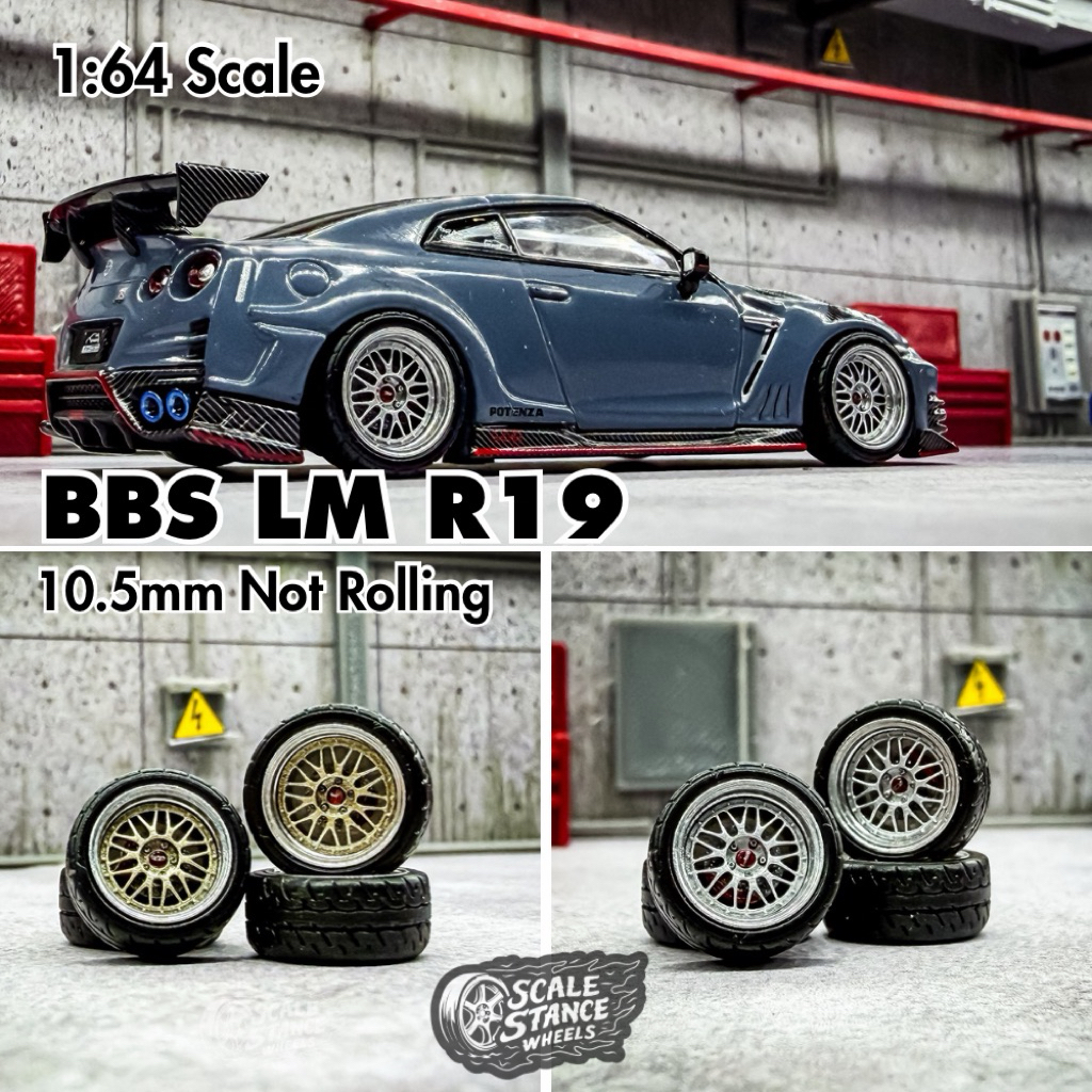 BBS LM 10.5mm Diecast Rims 1: Scale Stance Mini Scale Diecast Car ...