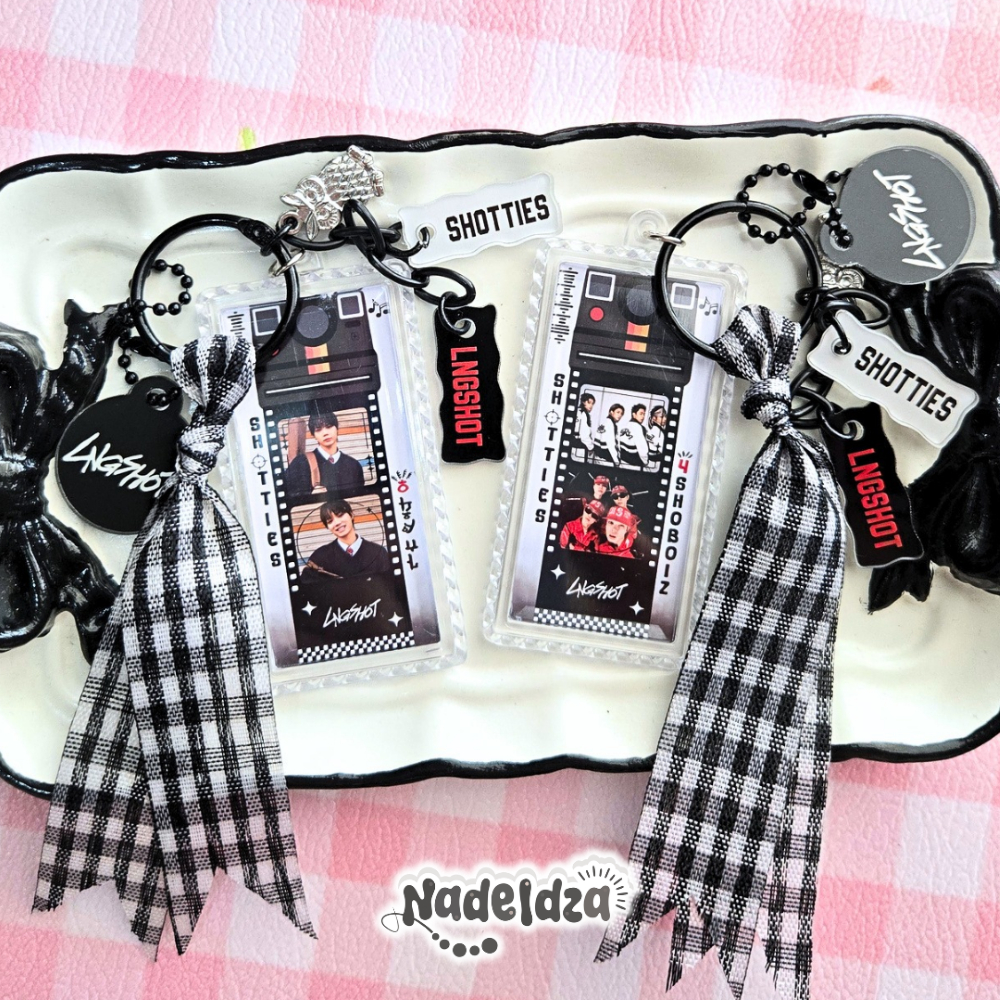 GANTUNGAN Nadeldza Bag Charm KPOP LNGSHOT x SHOTTIES Photobox Polaroid ...