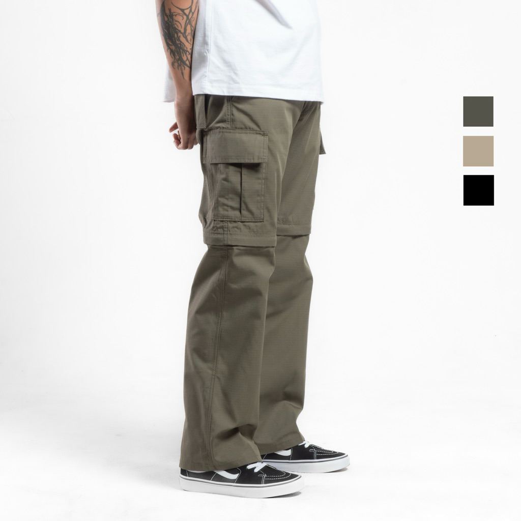 Cargo Pants 2in1 | Connected Cargo | Ripstop Cargo | Shopee Malaysia