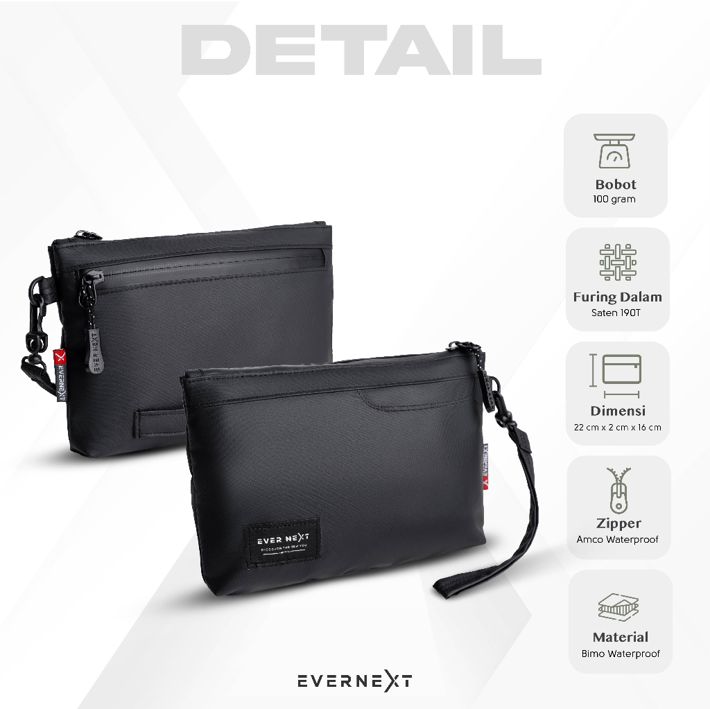 Evernext - Clutch Bag Men Women Waterproof Handbag Men Women Waterproof ...
