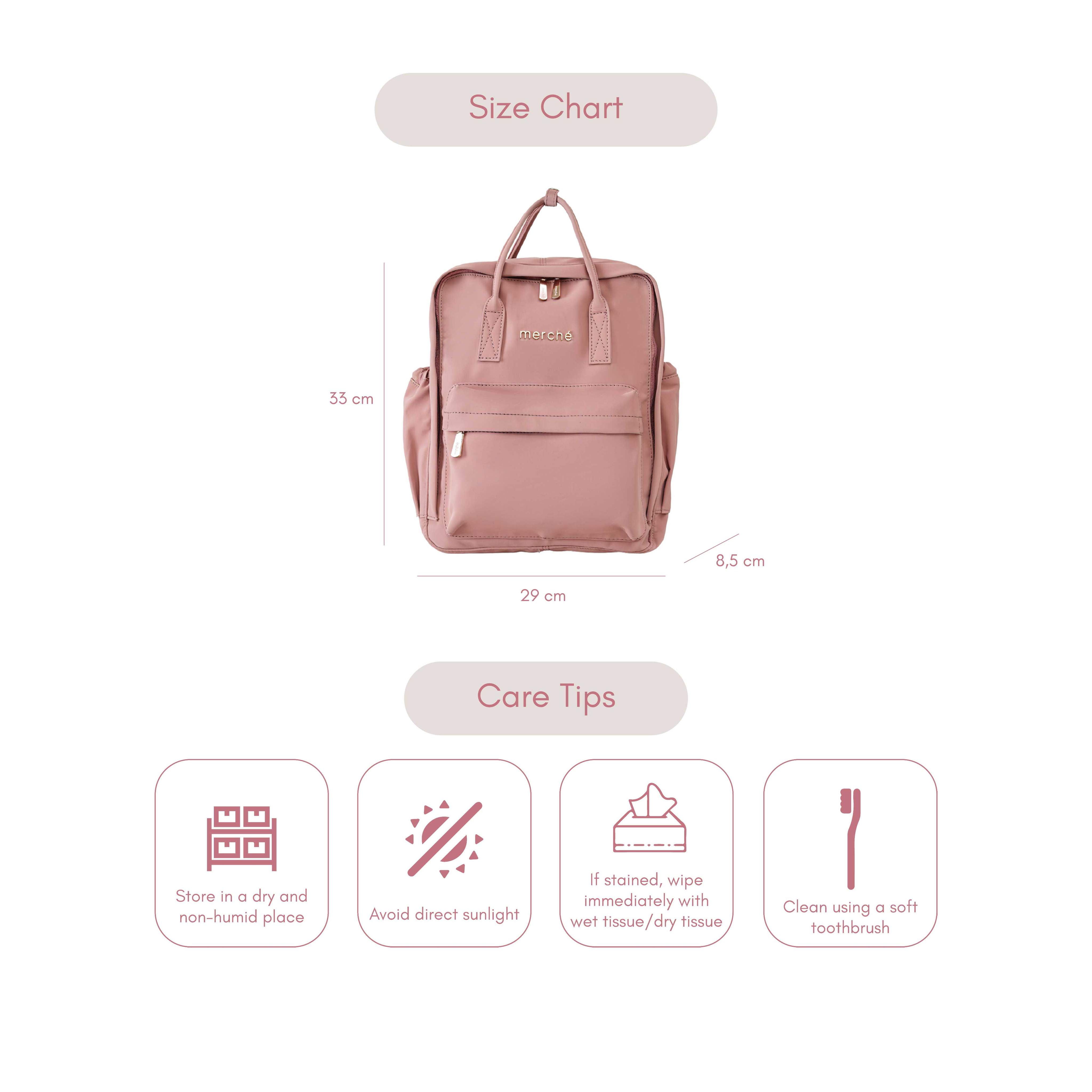 Merche Women's Bag Backpack Bree | Shopee Malaysia